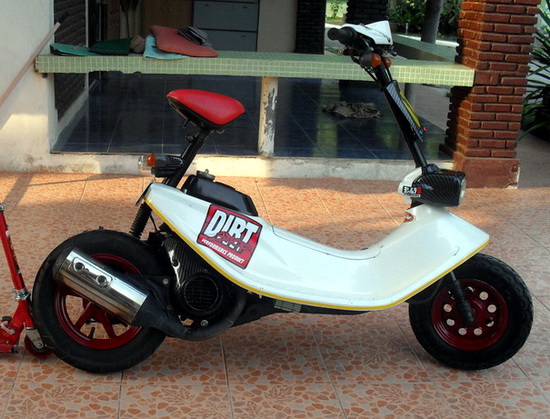 ประกาศ!! ขาย HONDA ZOOK 50 cc. ญี่ปุ่น สีขาวมุก เครื่อง HONDA DIO af 28 ...