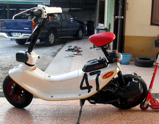 ประกาศ!! ขาย HONDA ZOOK 50 cc. ญี่ปุ่น สีขาวมุก เครื่อง HONDA DIO af 28 ...