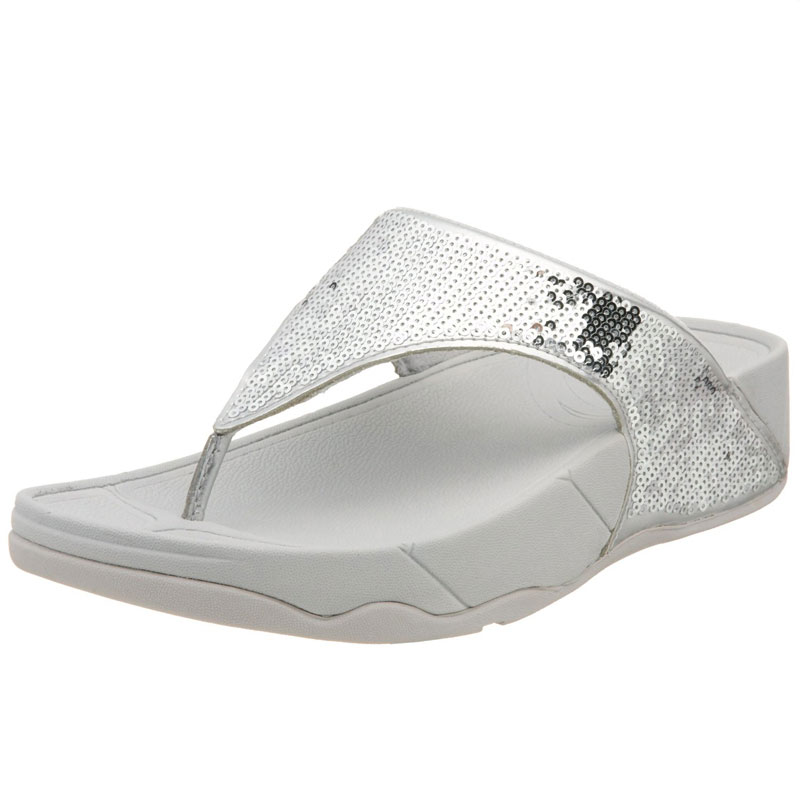 ประกาศ!! จำหน่าย FitFlop Women's Electra Silver FlipFlop Sandal (US5.6 ...